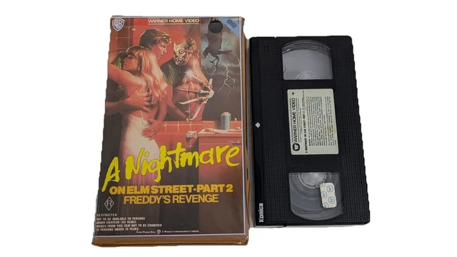 A NIGHTMARE ON Elm Street Part 2 Freddy's Revenge VHS Video Cassette ...