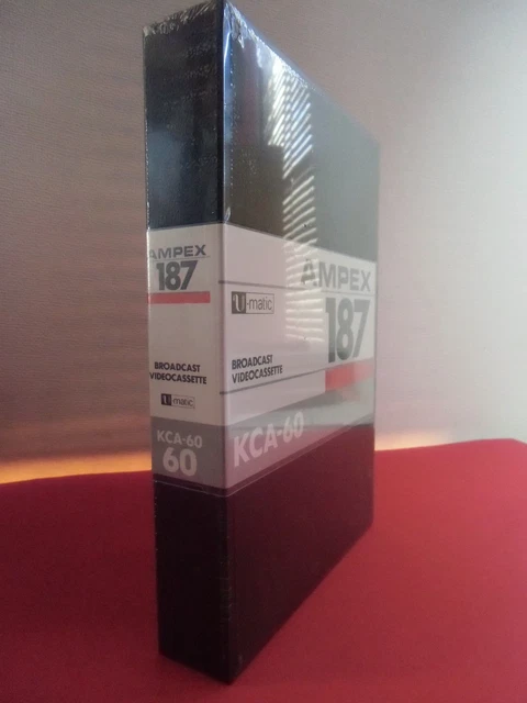 AMPEX 187 SERIES KCA-60, U-matic VHS Video Cassette Tape, NOS EUR 8,53 ...