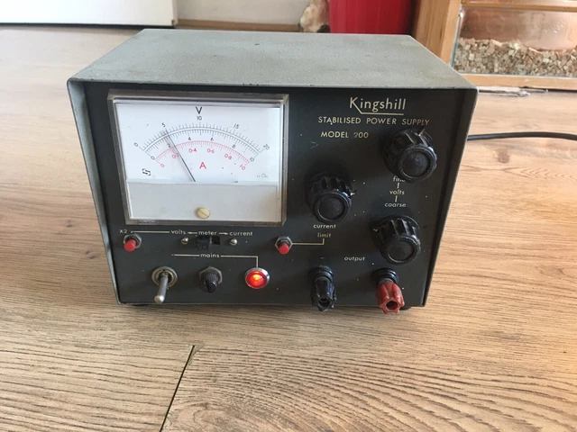 KINGSHILL STABILISED POWER Supply Model 300 Vintage Electronic ...