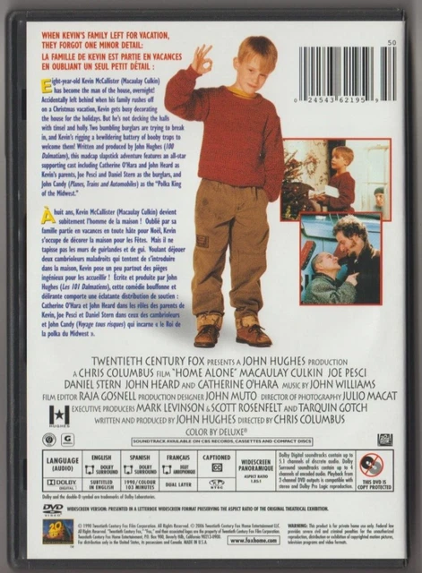 HOME ALONE DVD John Hughes Macaulay Culkin 1990 $5.42 - PicClick CA