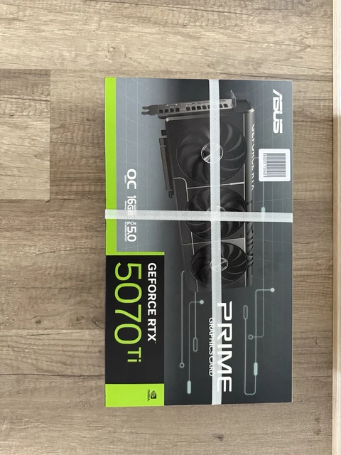 ASUS PRIME GEFORCE RTX 5070 Ti 16GB GDDR7 OC Edition Gaming / NEU & OVP ...