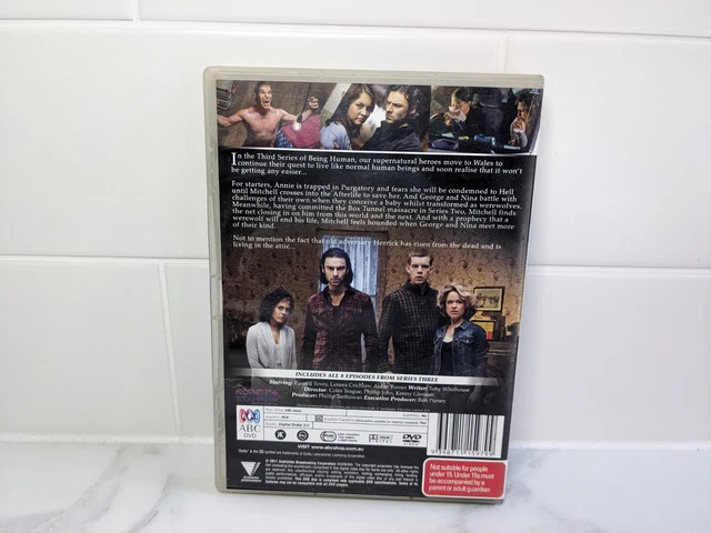 BEING HUMAN SEASON 3 DVD R4 TV Series Supernatural Drama UK Show FAST ...