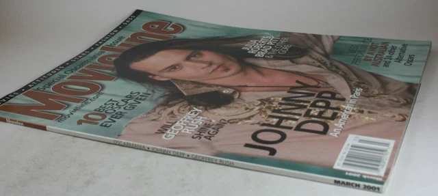 JOHNNY DEPP GEOFFREY Rush Julia Roberts Oscars March 2001 MOVIELINE ...