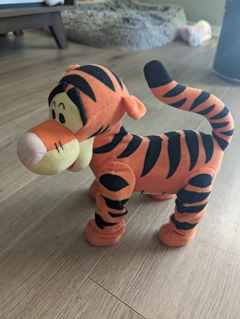 FISHER PRICE POUNCE n Bounce Tigger Plush Mechanical Mattel Toy ...
