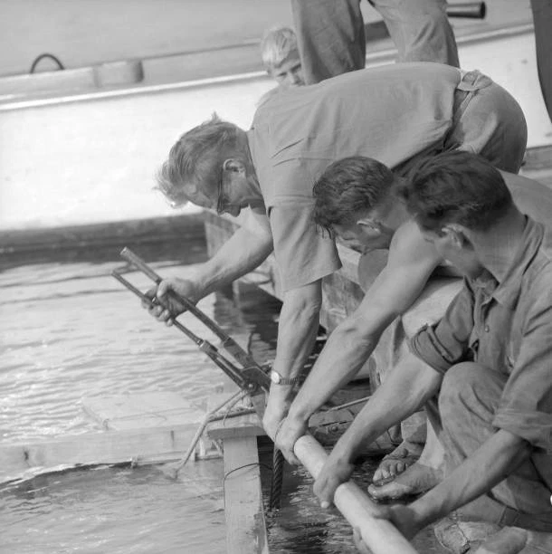 WATER INSPECTION, LAKE Pfaffikersee 1958 Old Historic Photo 2 EUR 6,61 - PicClick FR