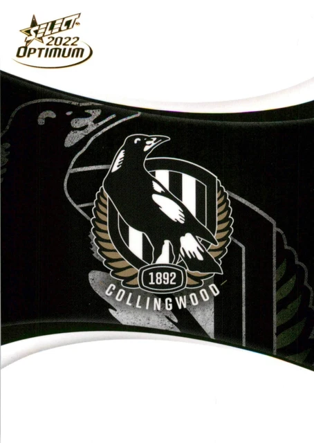2022 COLLINGWOOD MAGPIES AFL Card CLUB LOGO Optimum EUR 2,94 - PicClick FR