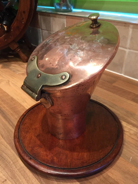 VINTAGE COPPER & Brass Ships Speaking Voice Tube Pipe Maritime Marine ...