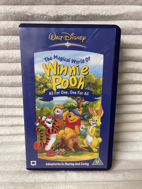 VHS WINNIE THE Pooh - All For One, One For All - PAL Video Tape Disney ...