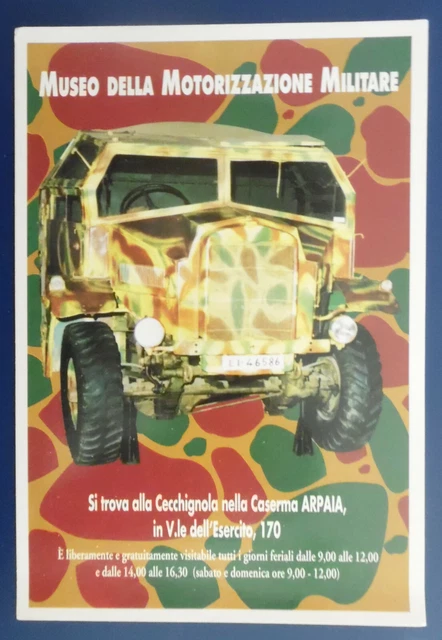 C0643 ESERCITO ITALIANO Museo Della Motorizzazione Militare Roma EUR 3 ...