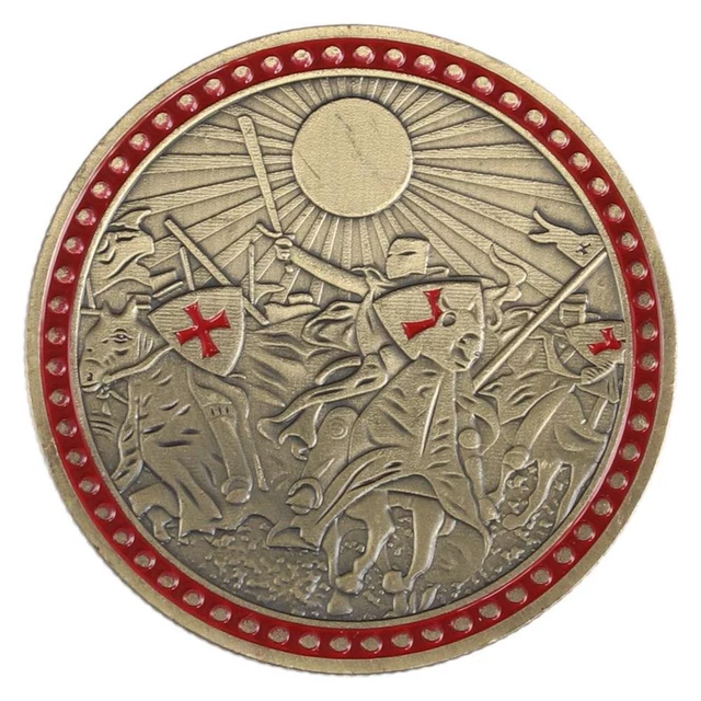DECORATION CULTURE CHALLENGE Coin The Knights Templar Individual Coins ...