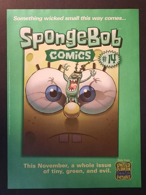SPONGEBOB SQUAREPANTS COMICS Issue #14 Art ~ Magazine Page PRINT AD £13 ...