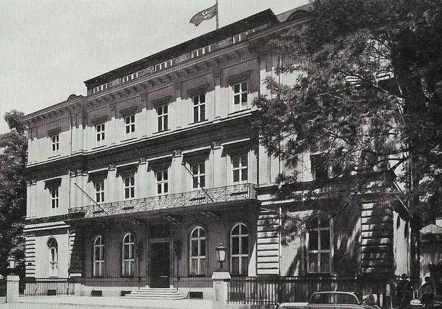 WW2 MILITARY COLLECTOR Photo Card The Brown House German Headquarters ...