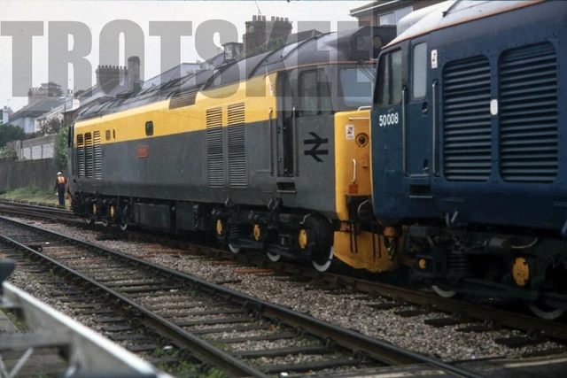 35MM SLIDE BR British Railways Diesel Loco Class 50 50015/008 c1991 ...