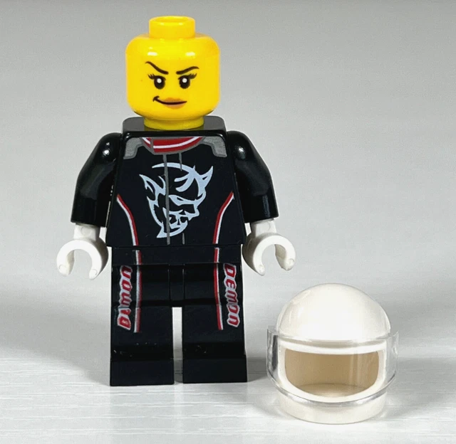 LEGO MINIFIGURE 2018 Dodge Challenger SRT Demon Driver Speed Champions ...
