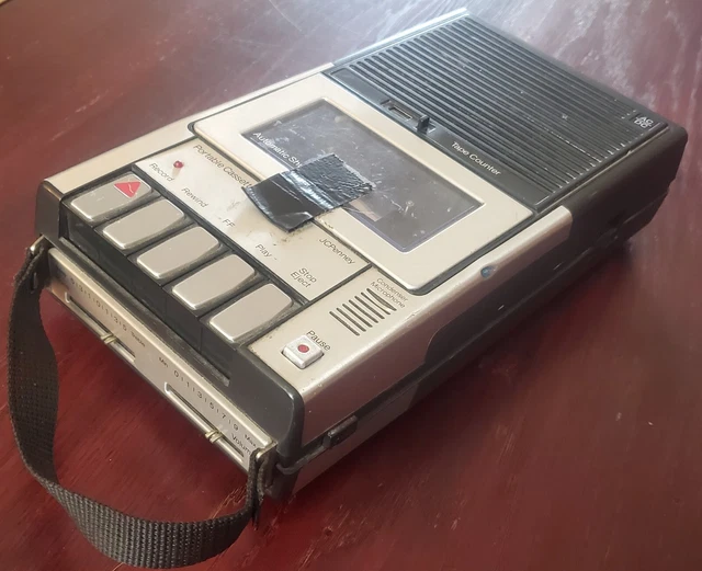 VINTAGE JC PENNEY Cassette Player Recorder Model 681-6531 - For Parts ...