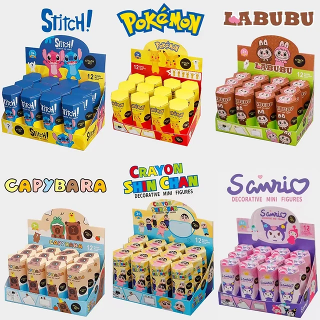 BOÎTE ENNEMI HIPPER Angel Stitch Pikachu Labubu, Figurine Minie Mystère ...