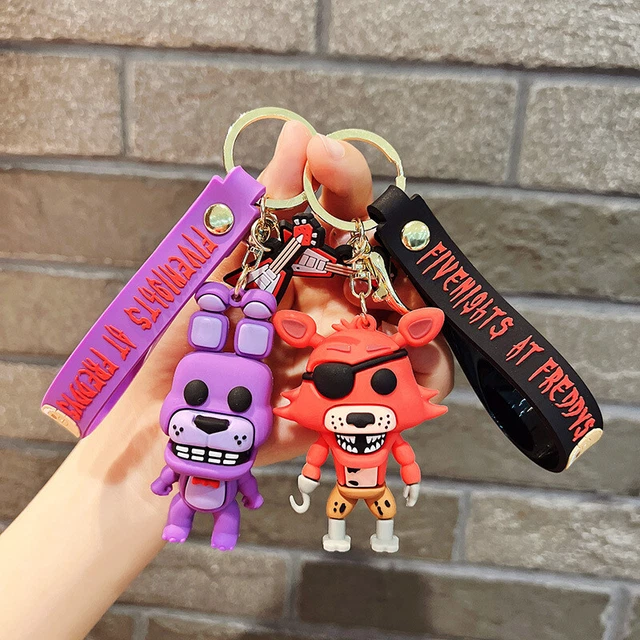 FIVE NIGHTS AT Freddy’s FNAF 3D PVC Key Chain Resin Key Ring Figures ...