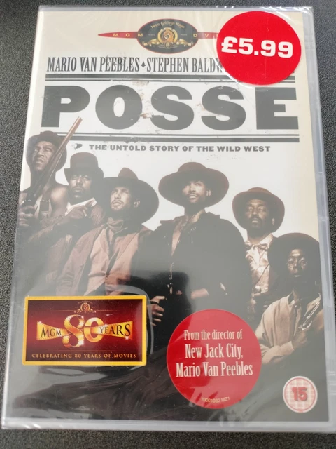 POSSE - MARIO Van Peebles Stephen Baldwin Region 2 DVD New & Sealed £5. ...