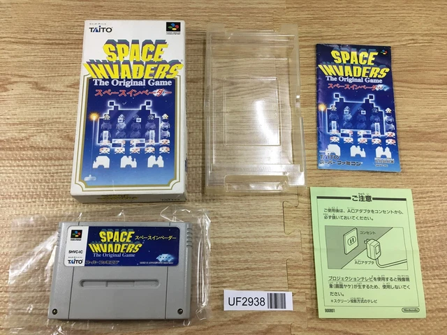 UF2938 SPACE INVADERS The Original Game BOXED SNES Super Famicom Japan ...