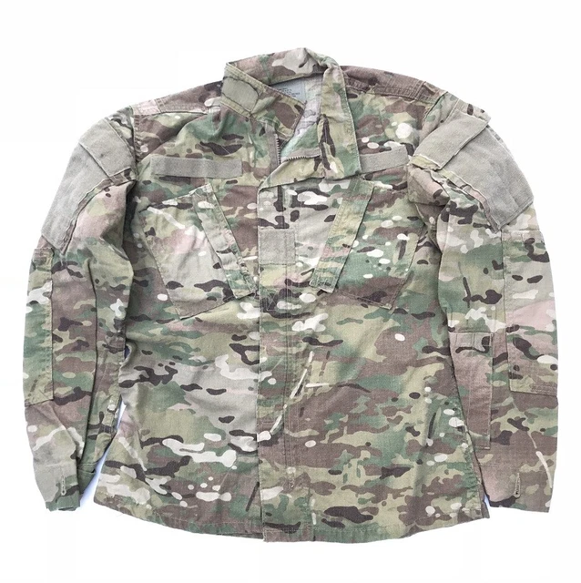 US ARMY MULTICAM Fr Combat Uniform Acu Camouflage Coat Jacket Mr Medium ...