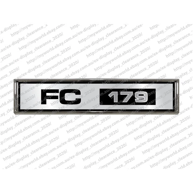 #2627 CHROME CAR Badge To Suit Holden Fc 179 Stick On $37.00 - PicClick AU