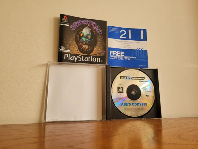 ODDWORLD: ABE'S ODDYSEE PlayStation (PS ONE / PS1) - PAL - Complete ...