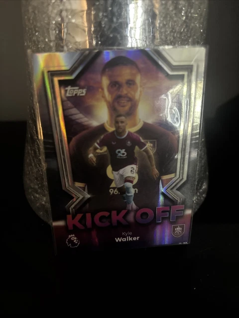KYLE WALKER TOPPS kick off 2026 sticker card burnley £5.45 - PicClick UK