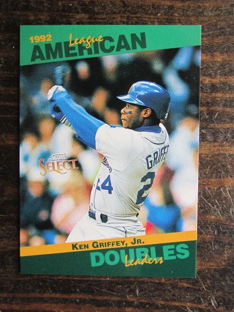 1993 SCORE SELECT League Leaders Ken Griffey Jr carte de baseball #15 ...