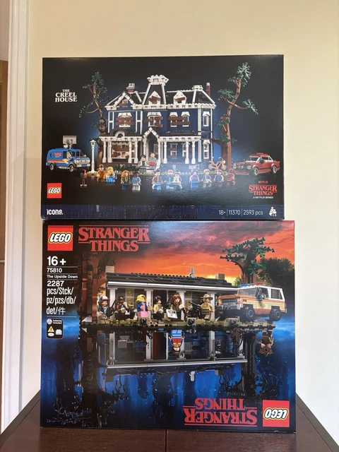 LEGO STRANGER THINGS: The Upside Down (75810) & The Creel House (11370 ...