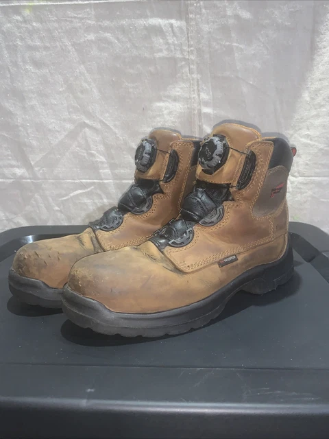 RED WING BOOTS Mens 8.5 EE Flexbond 6 Inch Boa Safety Toe Work Boot ...