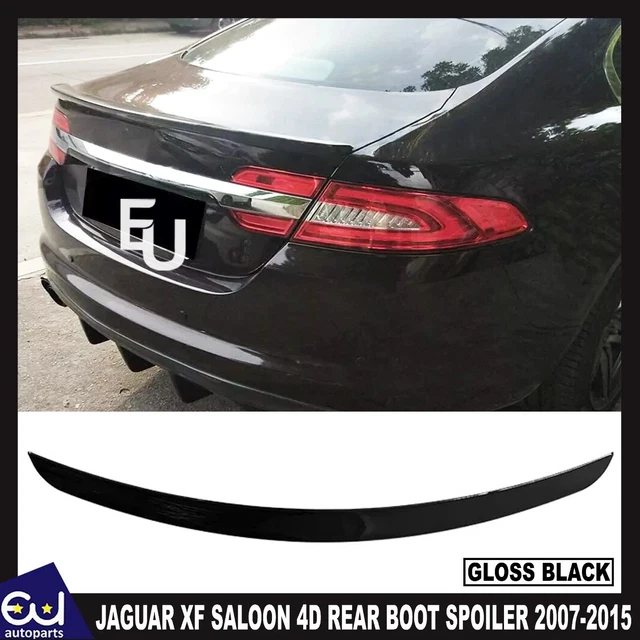FOR JAGUAR XF Saloon 4D Rear Boot Spoiler Lip Wing 2007-2015 Gloss ...