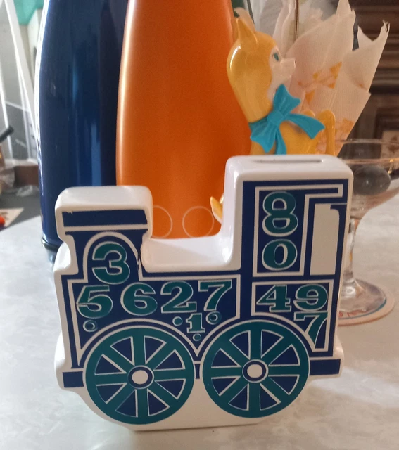 VINTAGE CARLTON WARE Green Train Money Box Mid Century 60s 70s £68.32 ...