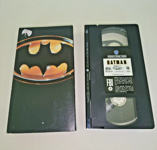 VINTAGE 1989 BATMAN The Movie On VHS Michael Keaton Jack Nicholson Warner Bro T2 EUR 4,31 ...