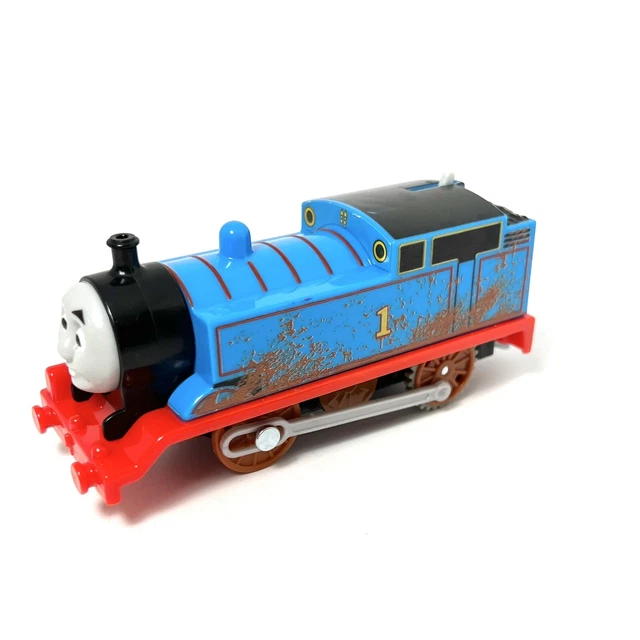 THOMAS TRACKMASTER MOTORIZED Train Dirt Muddy Daring Derail w/Batteries ...