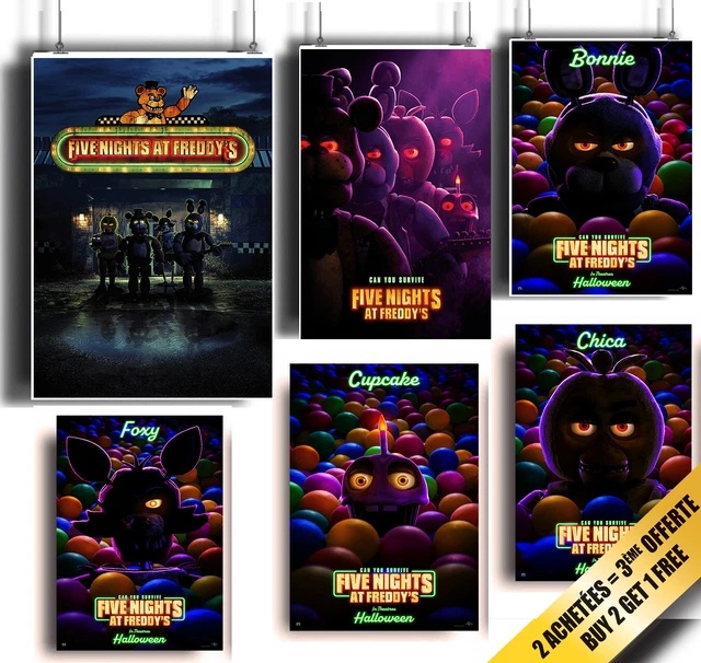 FIVE NIGHTS AT Freddy's Affiche Poster Film 2023 Poster Gaming FNAF EUR 5,99 - PicClick FR