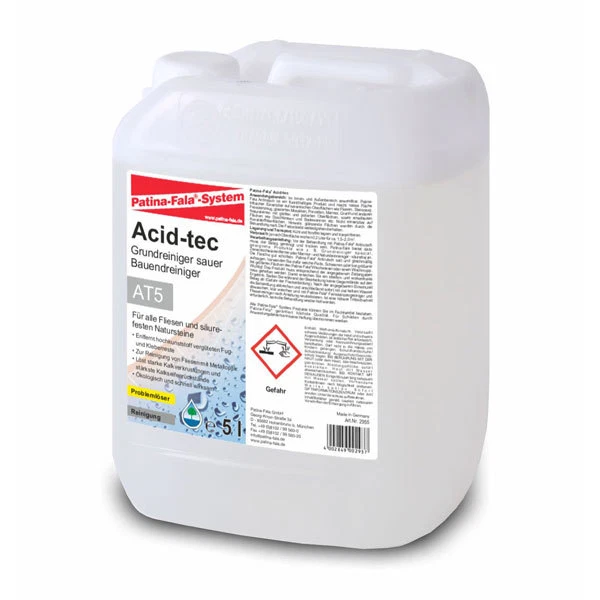 PATINA FALA AT5 Acid-tec Porcelain Cleaner 5 L for Tiles Natural Stone ...