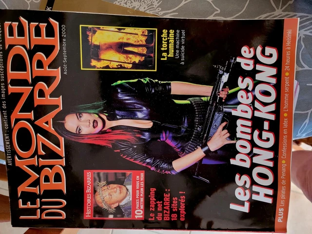 MAGAZINE LE MONDE DU BIZARRE AOUT-SEPTEMBRE 2000 EUR 7,00 - PicClick FR