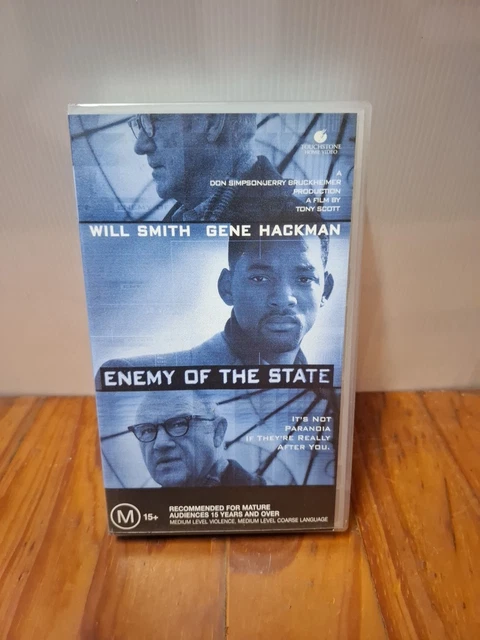 ENEMY OF THE State VHS Tape 1998 Action Thriller, Will Smith, Gene ...