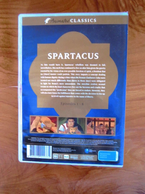 DVD SPARTACUS Animated Classic Tv Series 1 Great ** Must See ** EUR 1 ...