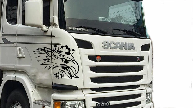 SCANIA GRIFFIN LOGO Eagle head stickers decals HGV Truck left and right ...