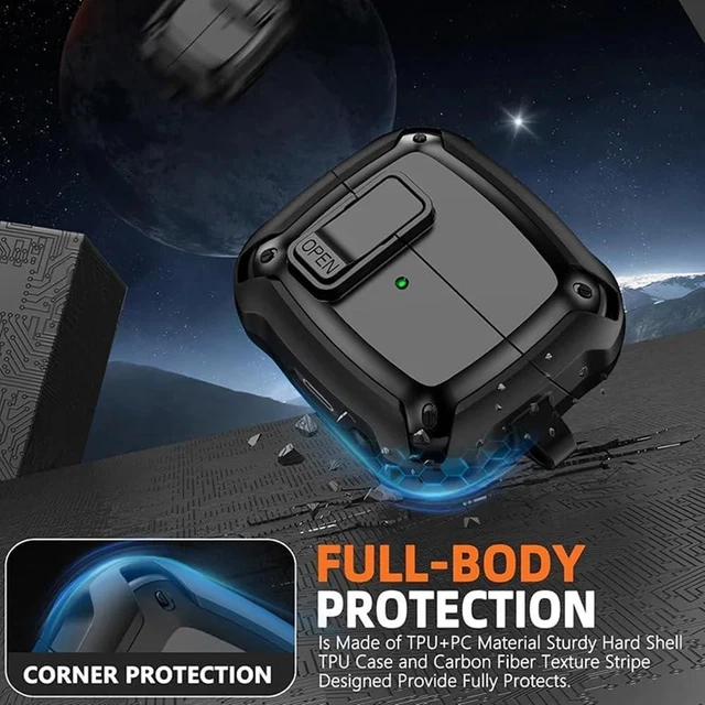 CASE FOR SAMSUNG Galaxy Buds 3/Buds 3 Pro, PC+TPU Shockproof Anti ...