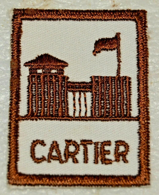 INSIGNE UNIFORME SCOUT canadien drapeau Cartier au sommet du pôle ...