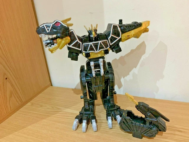 POWER RANGERS DX Dino Charge Black T Rex Megazord + Black No1 TRex ...