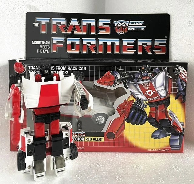 TRANSFORMERS G1 AUTOBOT Red Alert Action Figure Toy New in Box £53.99 ...