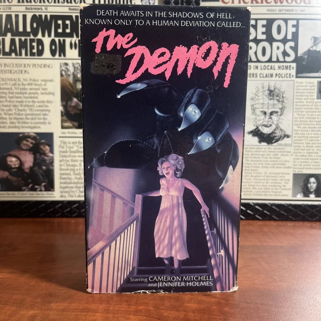 THE DEMON VHS Cameron Mitchell VidAmerica 1986 - Rare OOP Horror Movie ...