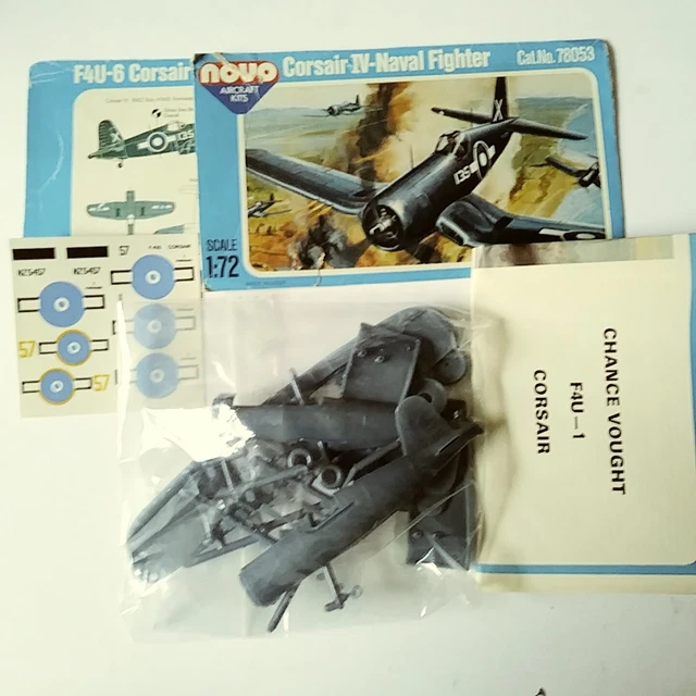1/72 CHANCE VOUGHT F4U-1 CORSAIR by NOVO/FROG EUR 10,00 - PicClick FR