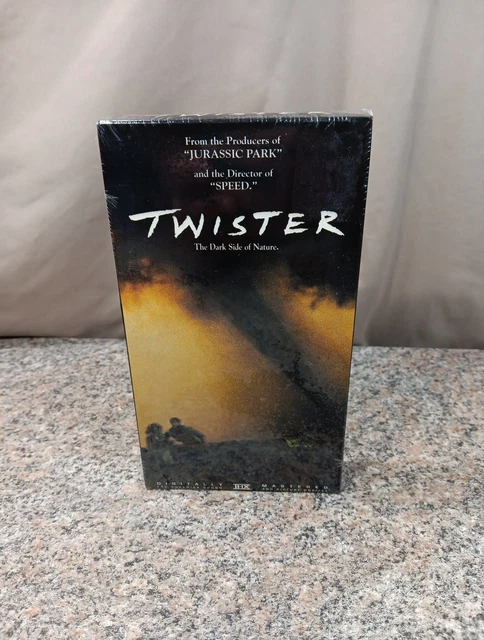 TWISTER VHS SEALED Watermarks WHV Stamp Hype Helen Hunt Bill Paxton VTG ...
