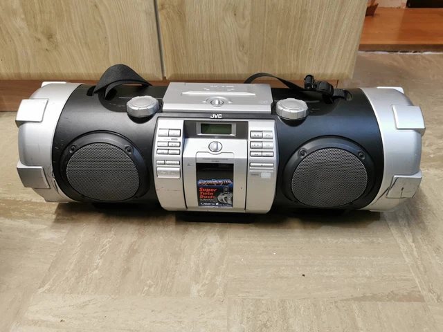 JVC RV-NB50 KABOOM POWERED SUBWOOFER CD SYSTEM WITH iPod Dock Radio USB ...