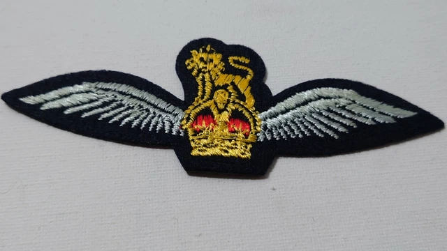 BRITISH ARMY AIR Corps Patch Kings crown Vintage Reproduction £11.66 ...