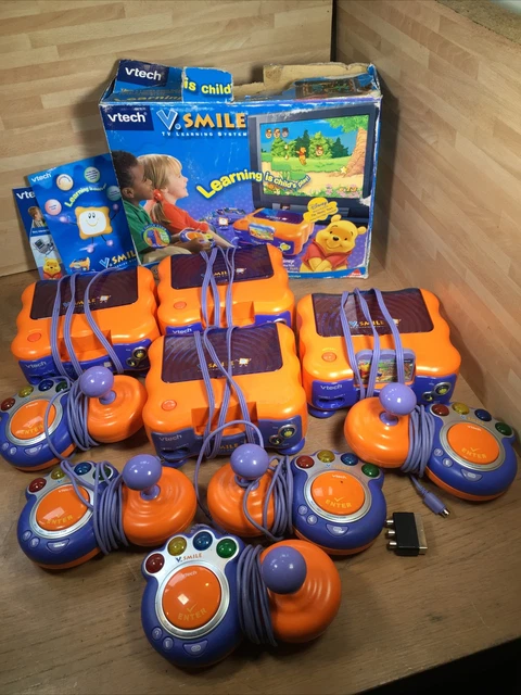 4 VTECH V Smile TV Learning Systems With 5 Controllers Spares Repair £ ...